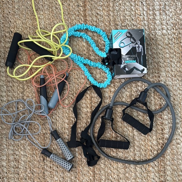 Amazon | Other | Resistance Bands And Jump Ropes Set | Poshmark